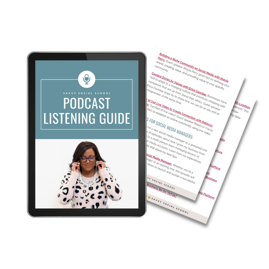 Podcast Listening Guide - OnlineDrea
