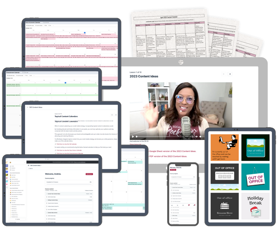 365 Content Ideas - OnlineDrea